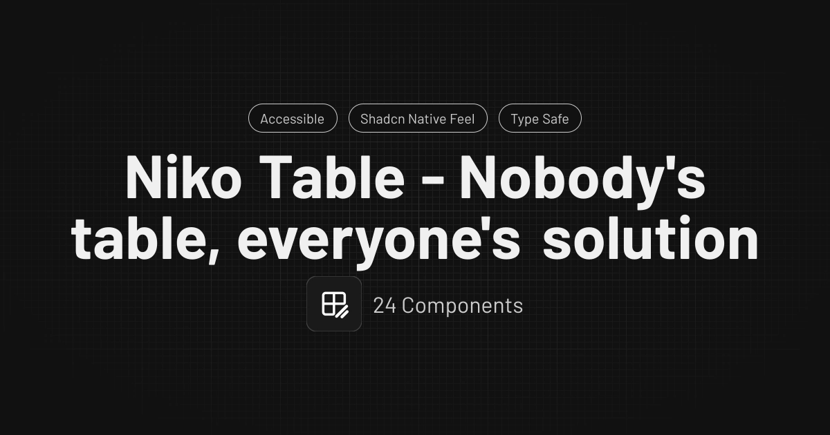 Tree Table | Niko Table - Nobody's table, everyone's solution
